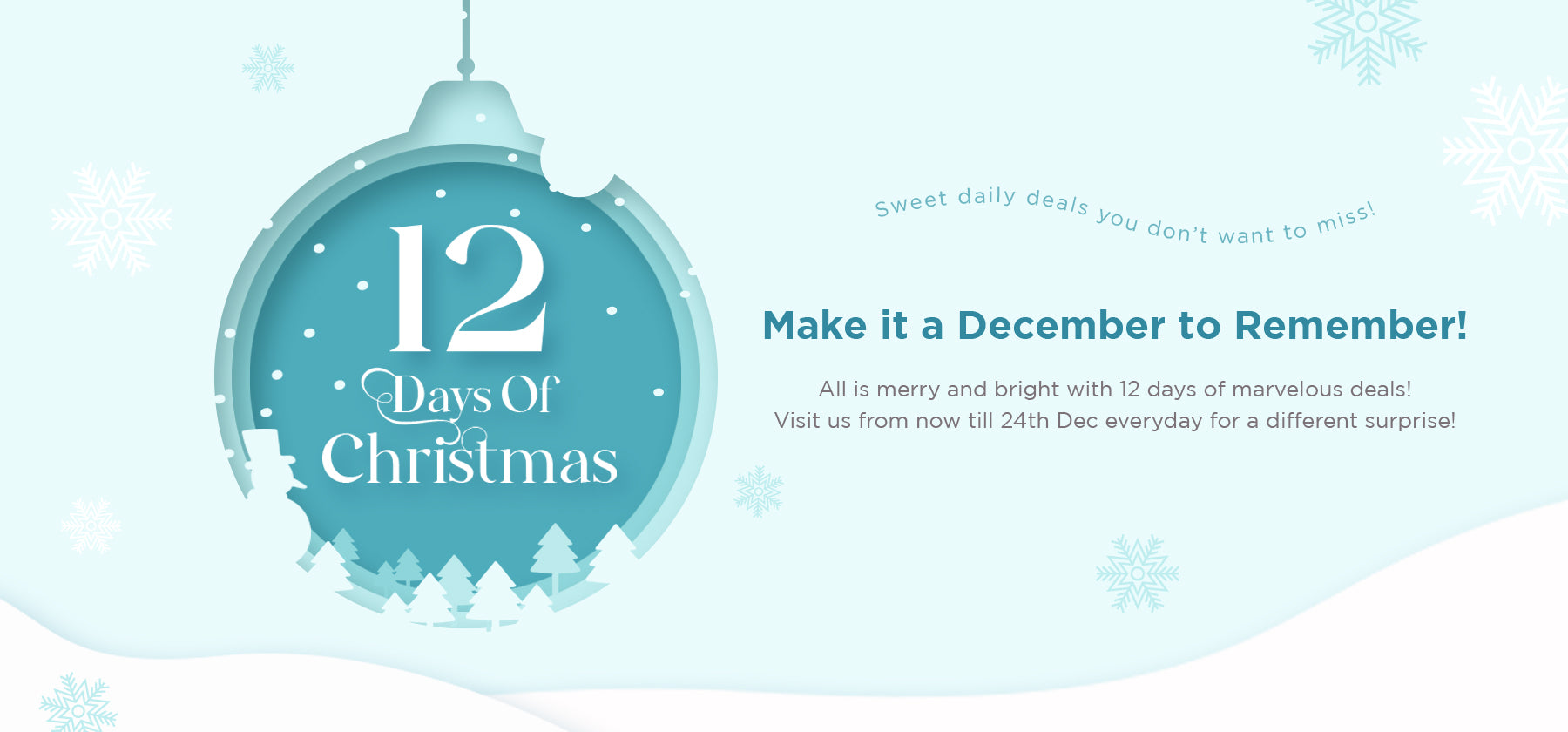 12 Days Of Christmas Deals! Have you made our nice list?